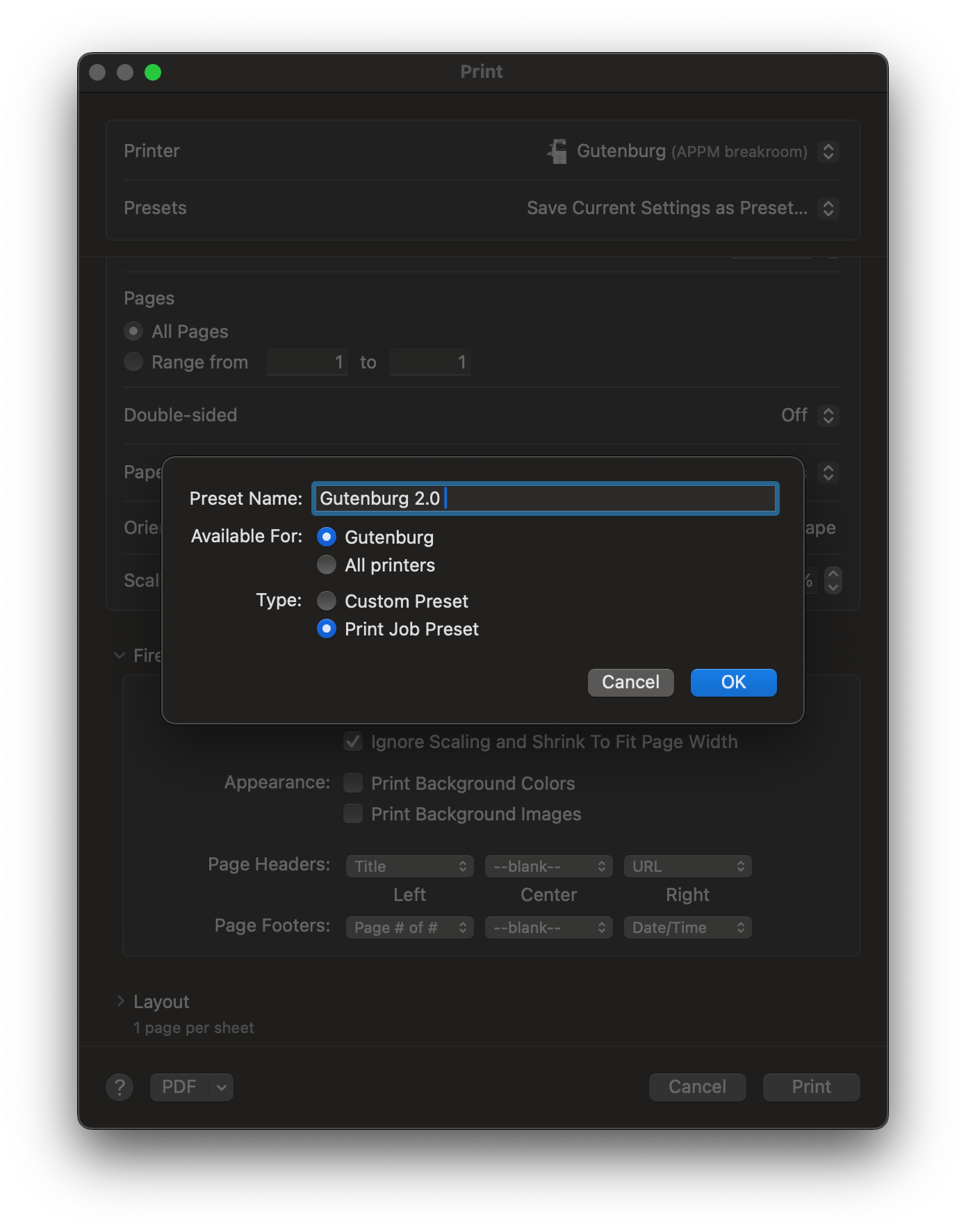 Printing Documentation | Applied Mathematics | University of Colorado Boulder
